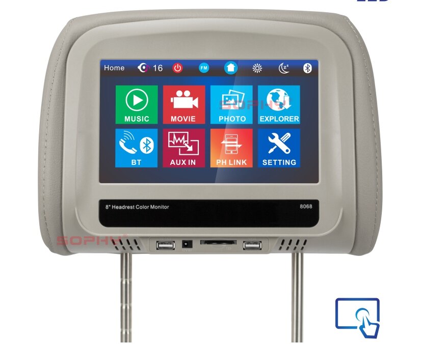 Car Universal Headrest Monitor In-car Entertainment | CarRadio.ie